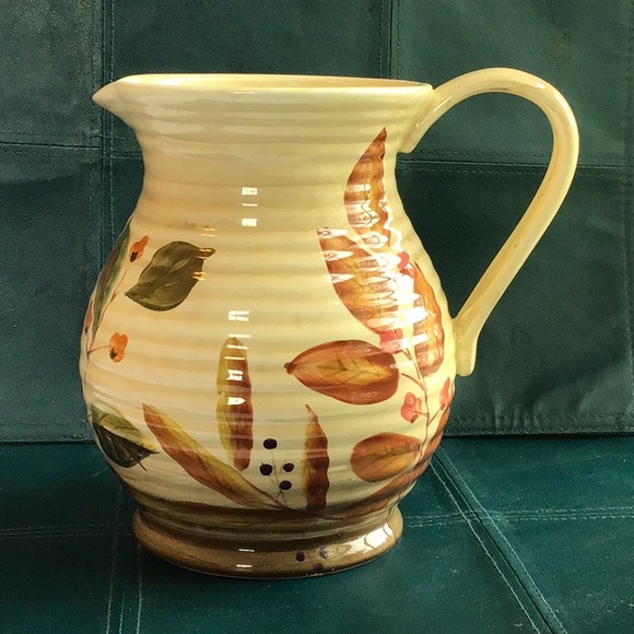 Home Trends | Dining | Ceramic Pitcher Home Trends Shadowwood Autumn ...
